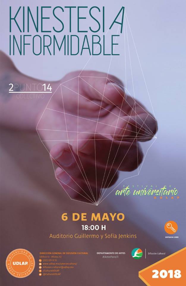 Kinestesia Informidable . 6 de mayo | PUEBLAMIO.COM